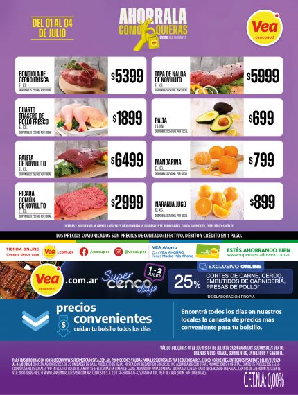 VEA Cencosud » Costa » Ofertas Vea